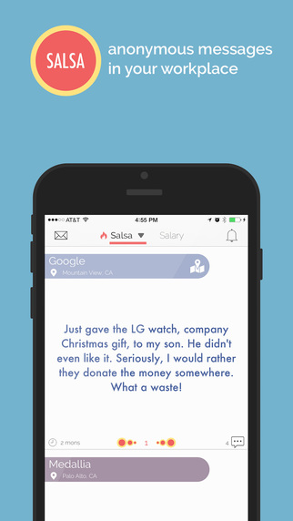 Salsa: Spice Up Your Office, Anonymously – Startup Dope