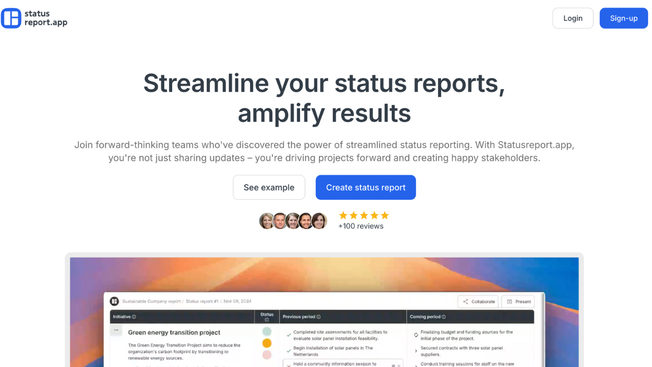 Statusreport.app Revolutionizes Project Status Reporting With All-in ...